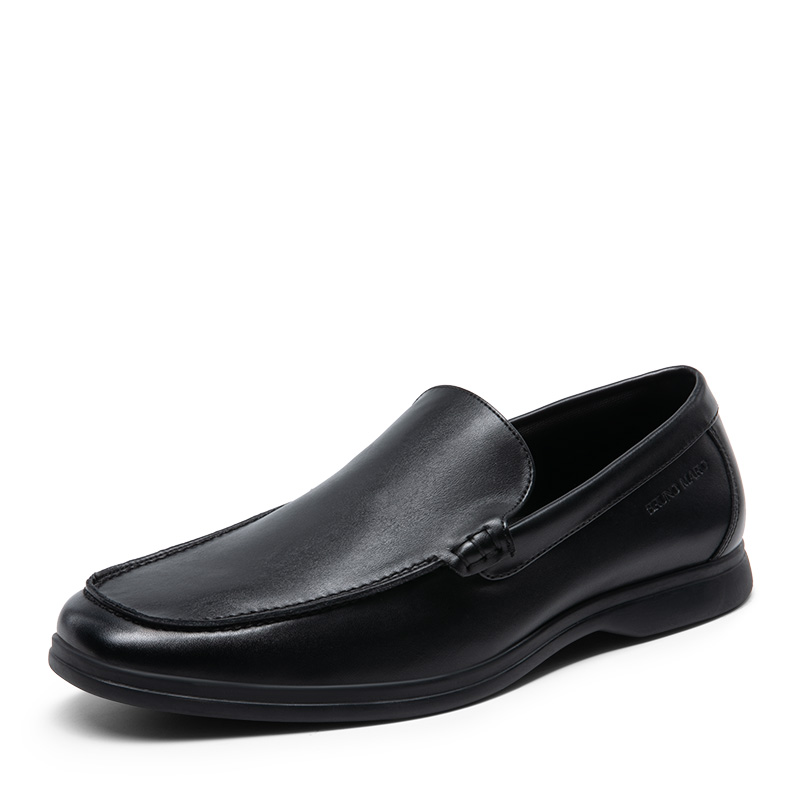 GREY Men's Smart Casual Slip-On Loafers-BRUNO MARC