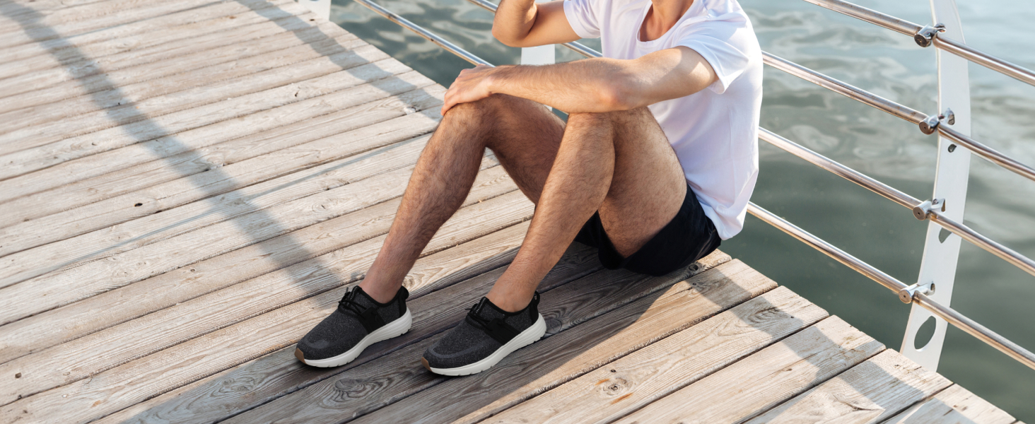 mens smart casual shoes with shorts