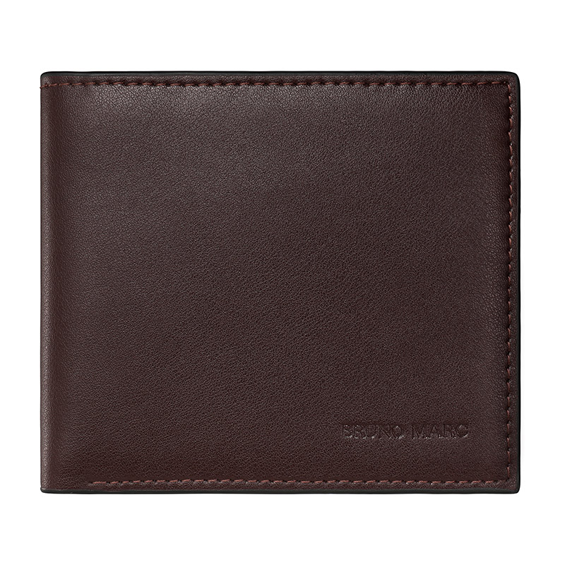 Bifold Leather Wallet | Men's Slim Wallet-Bruno Marc