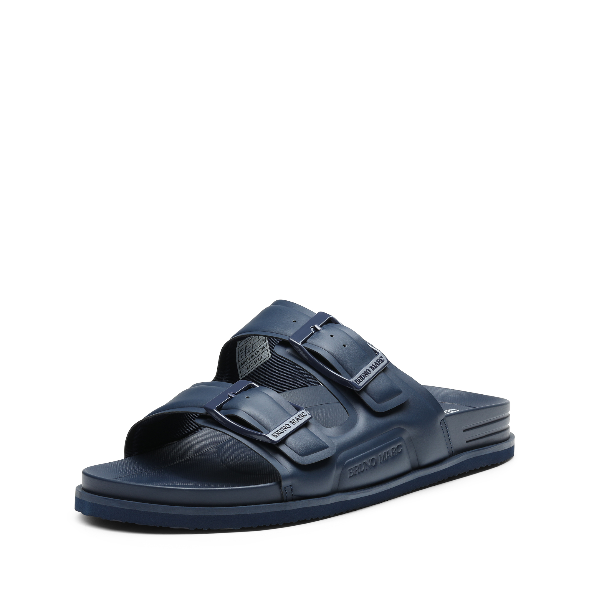 Men's Double Strap Slides | Arch Support Slides-Bruno Marc