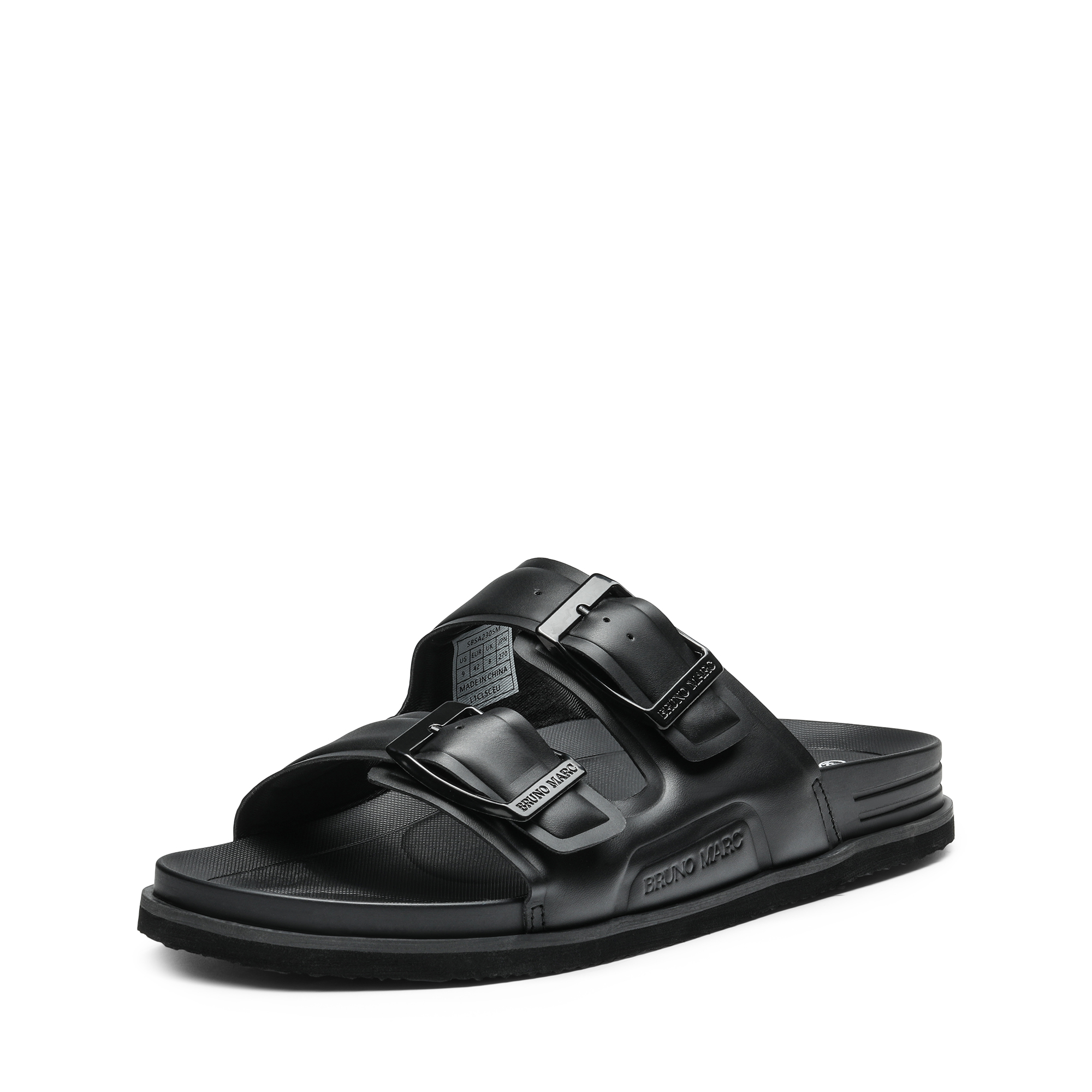 Men's Double Strap Slides | Arch Support Slides-Bruno Marc
