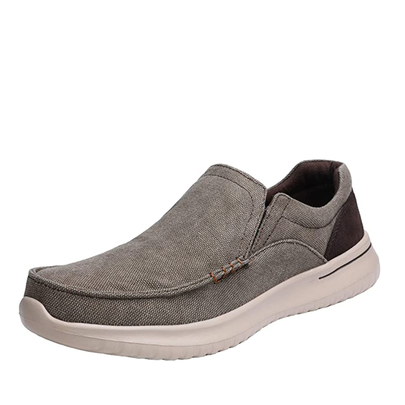 Men's Canvas Loafer | Slip-On Loafers-Bruno Marc